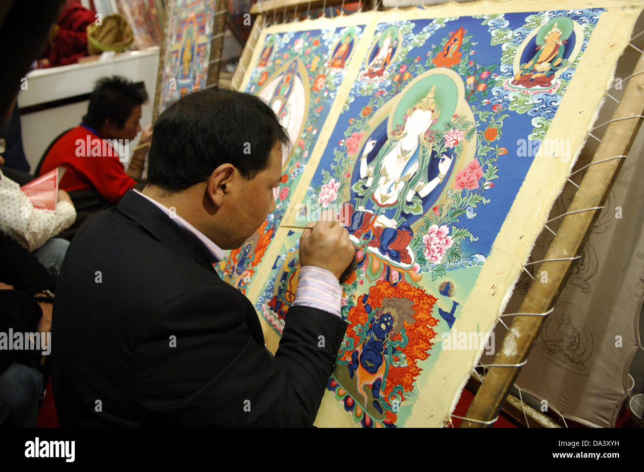 Thangka painting tanka hi-res stock photography and images - Alamy