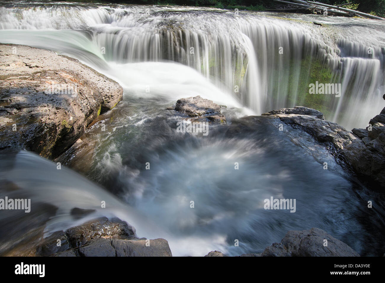 Lower Lewis River Falls in Gifford Pinchot National Forest Washington ...