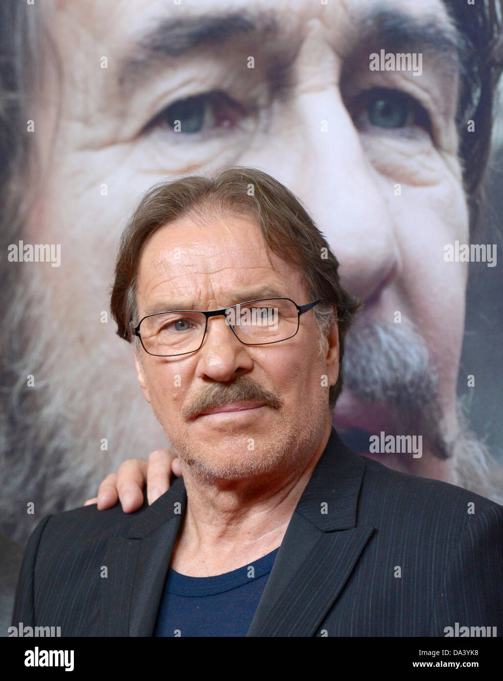 Actor Goetz George poses at the premiere of the ARD television movie ...