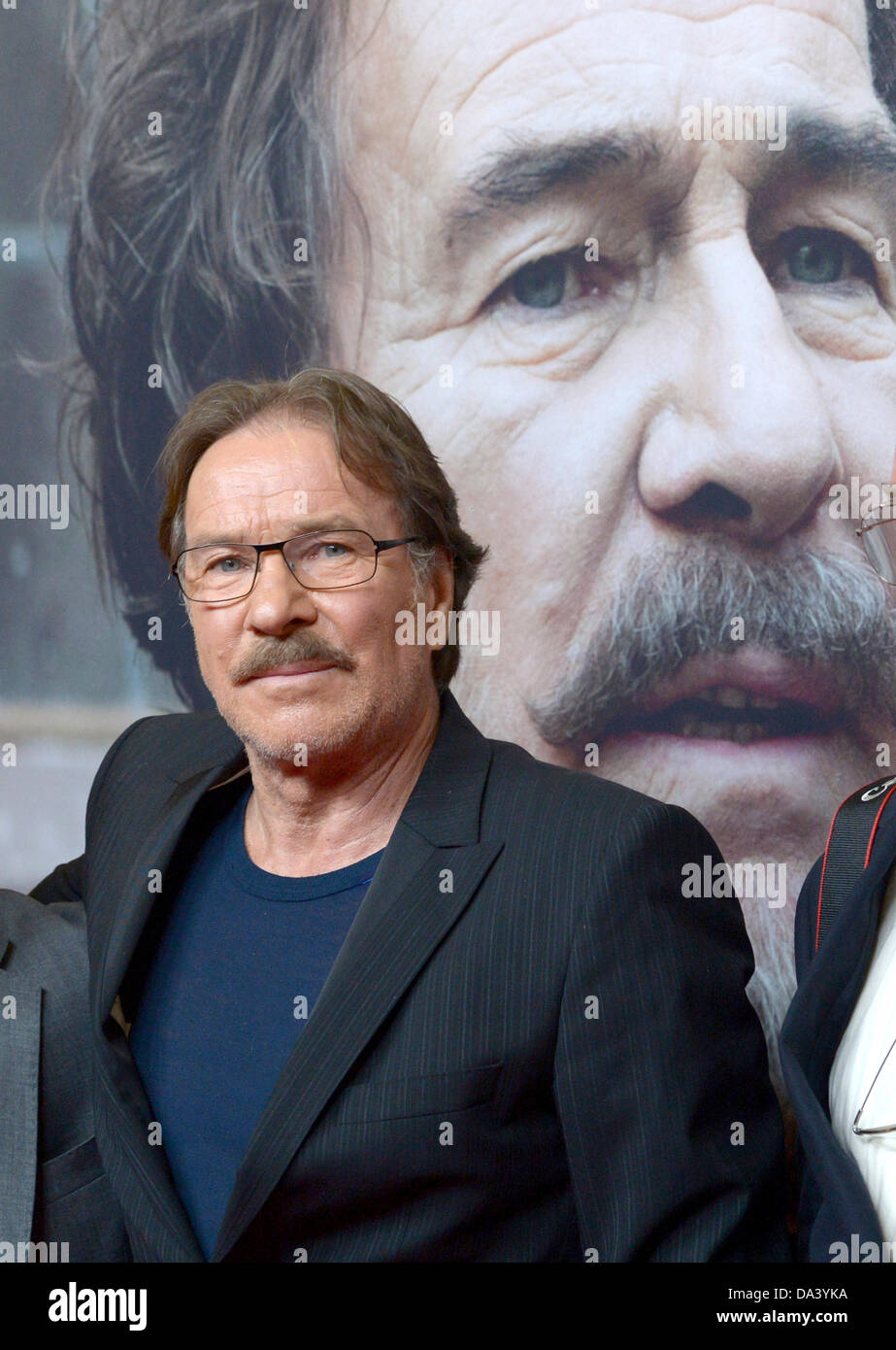 Actor Goetz George poses at the premiere of the ARD television movie ...