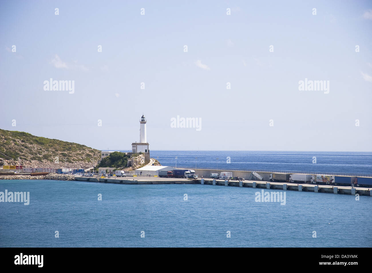 Lighthouse near Ibiza Stock Photo - Alamy