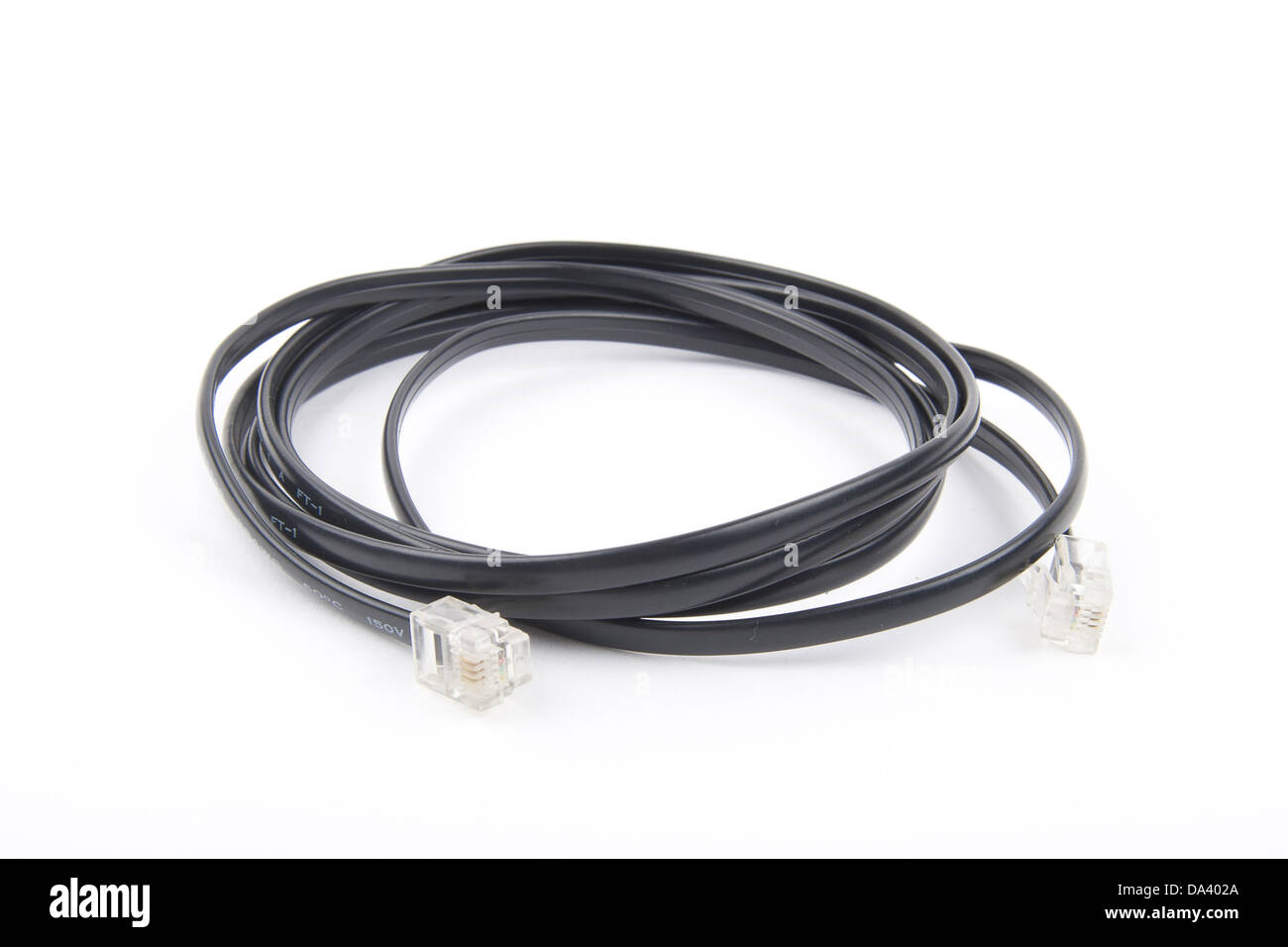 Cable with connectors Stock Photo - Alamy