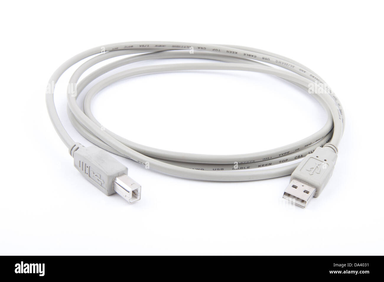 Cable with connectors Stock Photo - Alamy