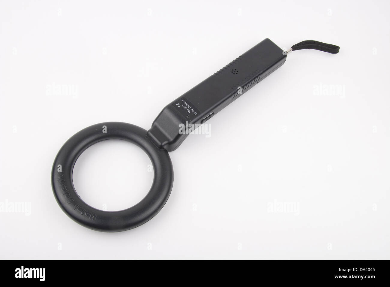 Black metal detector Stock Photo - Alamy