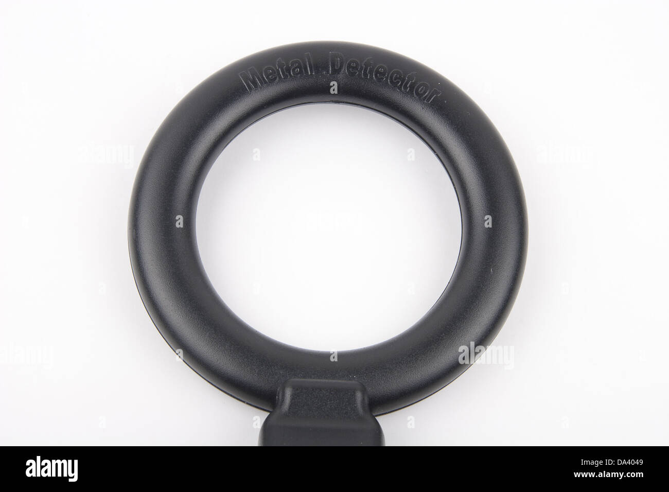 Black metal detector Stock Photo - Alamy