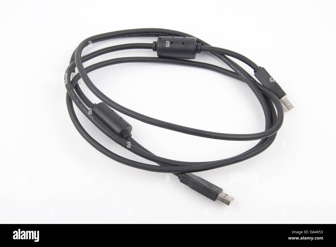 Cable with connectors Stock Photo - Alamy