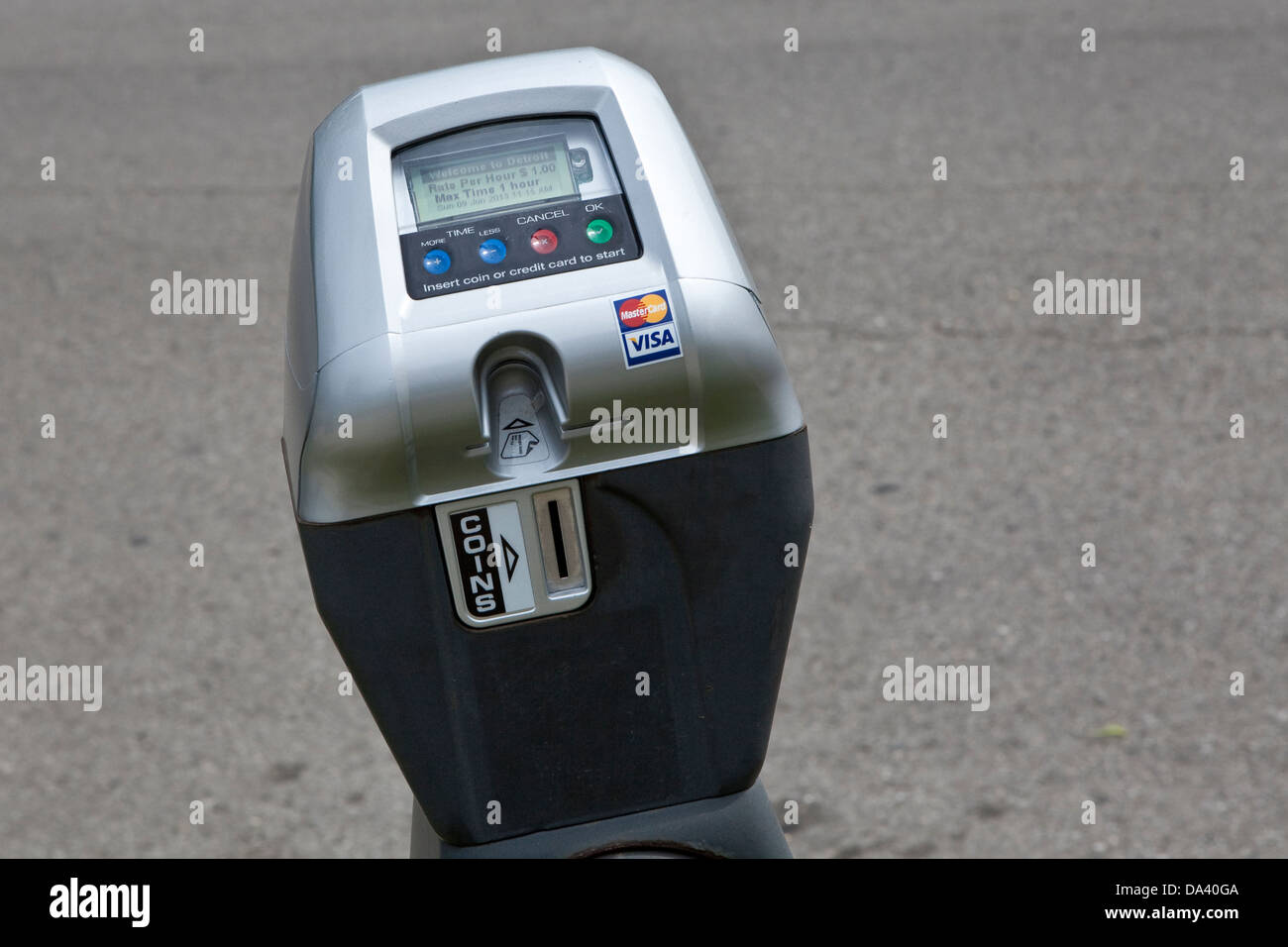 Street parking meter hi-res stock photography and images - Alamy