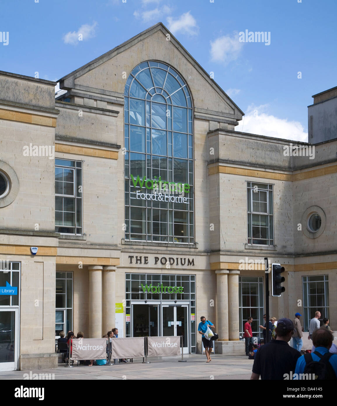 The Podium shopping centre Bath, Somerset, England opened in 1989 Stock ...