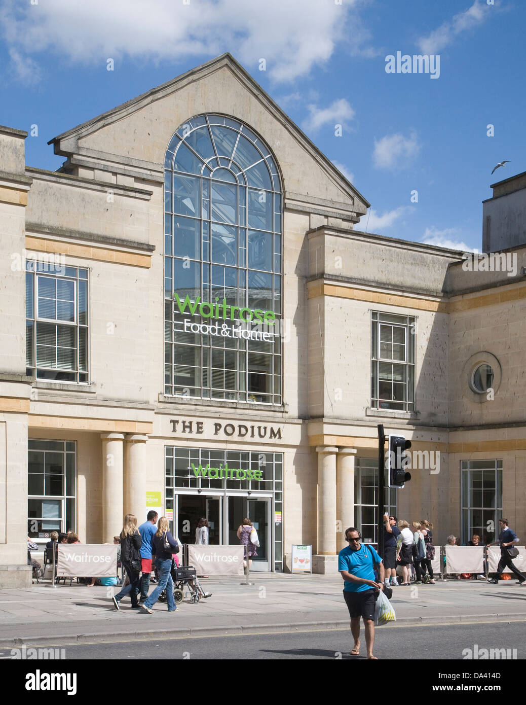 The Podium shopping centre Bath, Somerset, England opened in 1989 Stock ...