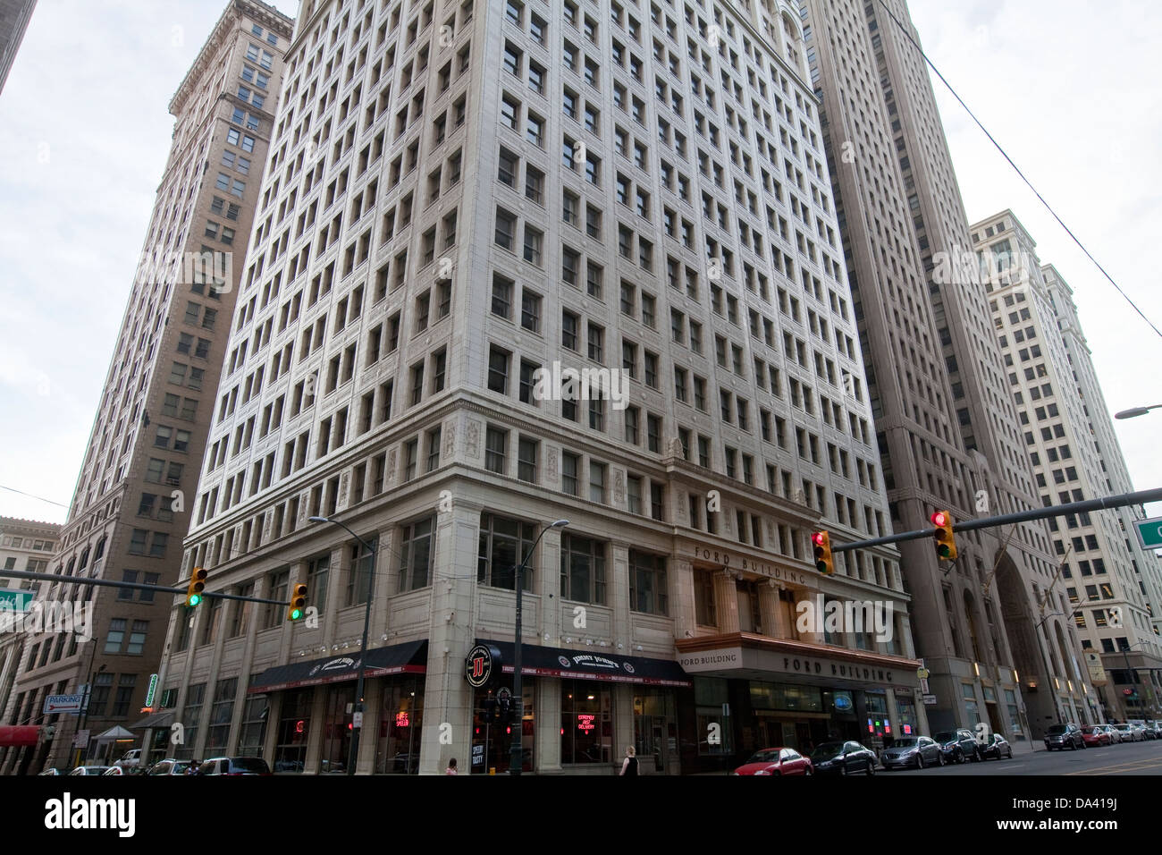 The Ford building is seen in Detroit (Mi Stock Photo - Alamy