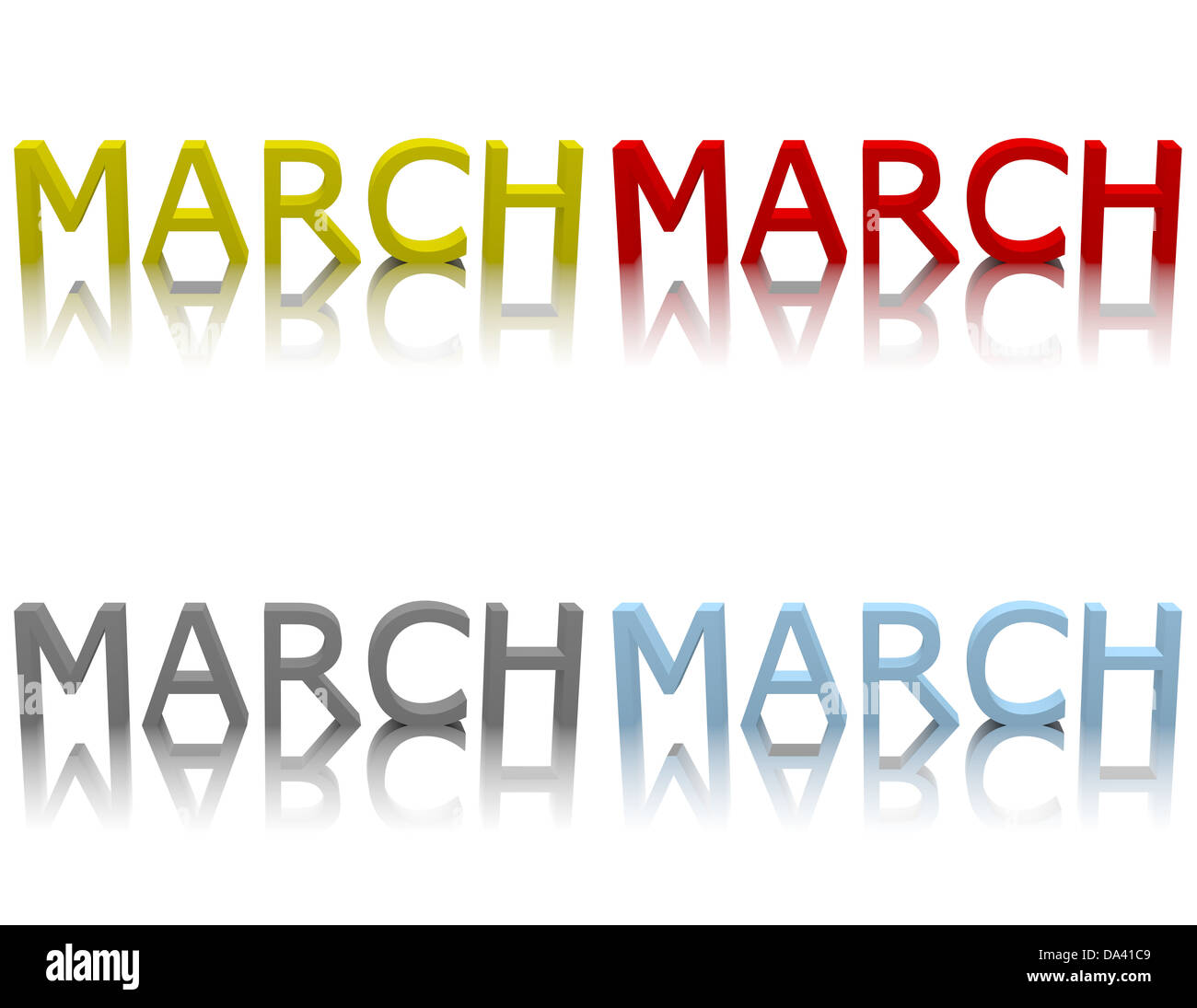 March 3d Cut Out Stock Images & Pictures - Alamy