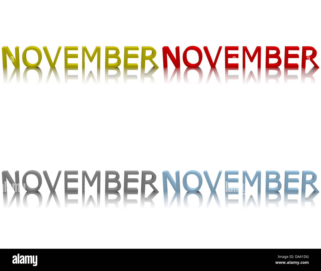 3d Render of the Month November Stock Photo - Alamy