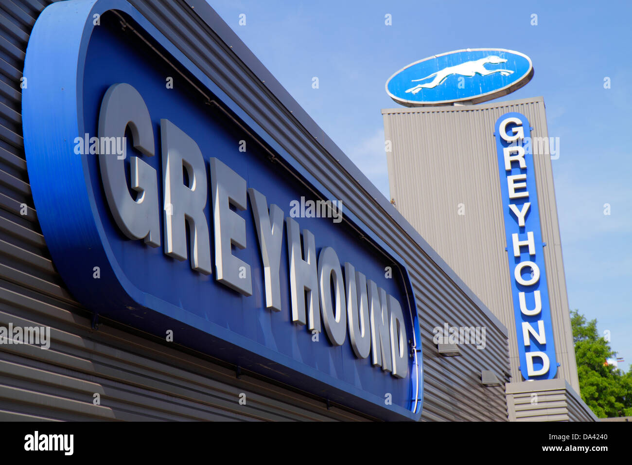 Greyhound Bus Station Sign High Resolution Stock Photography and Images ...