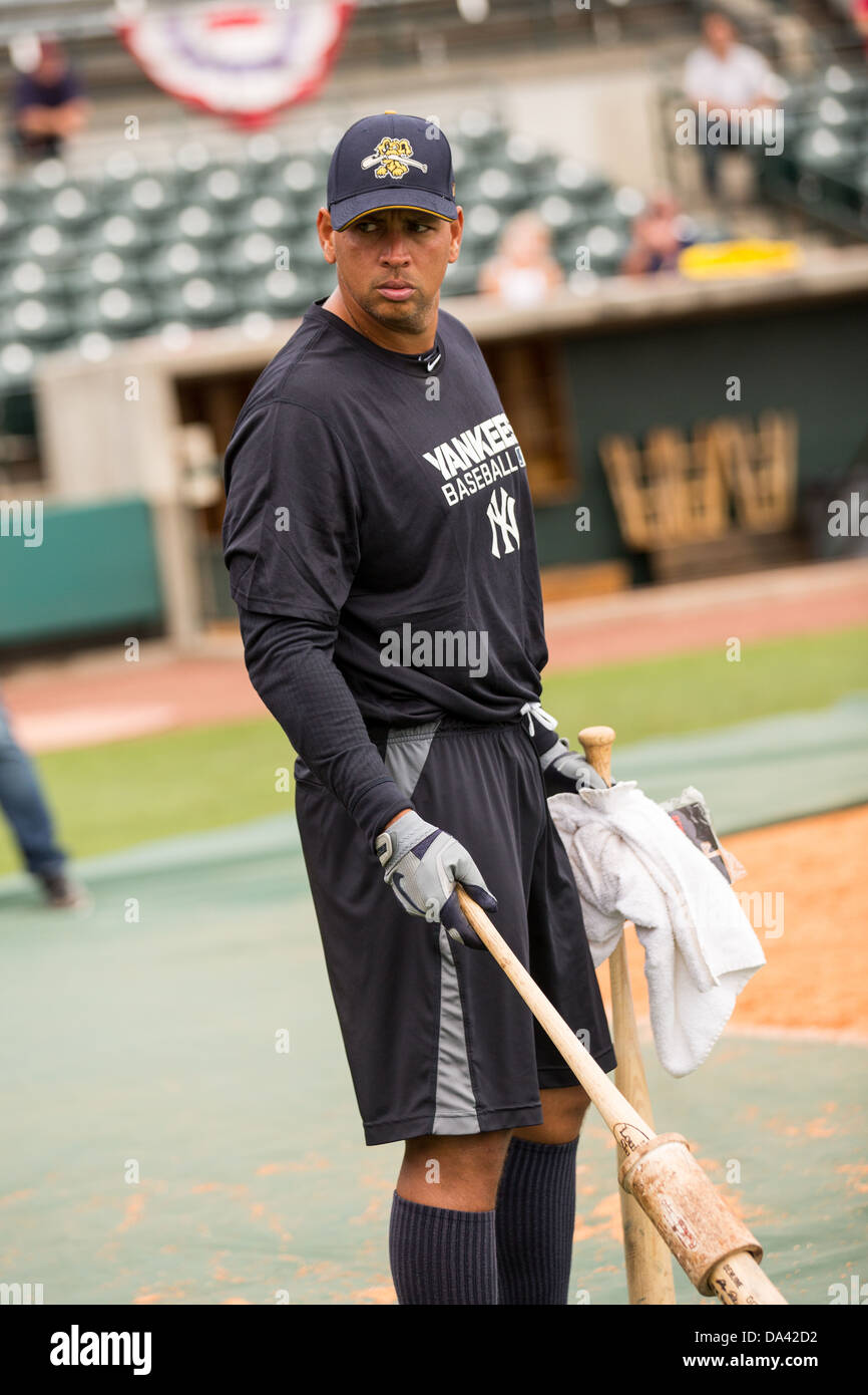 Alex Rodriguez Yankees Batting