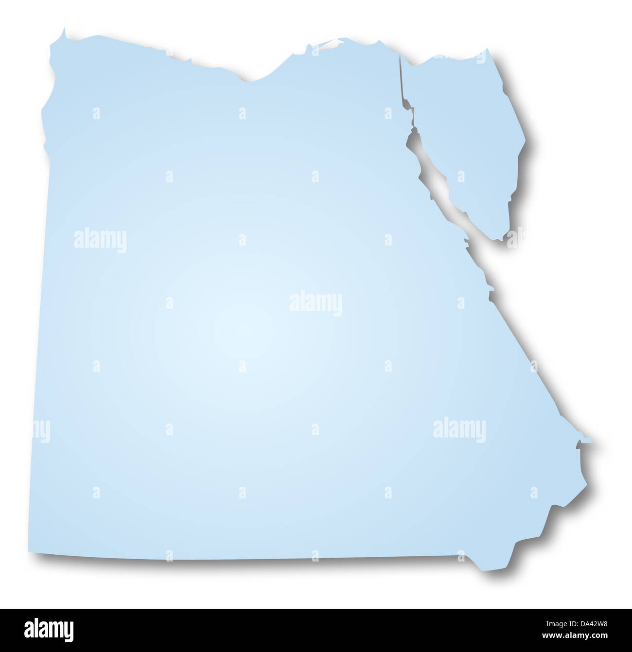 Egypt map Cut Out Stock Images & Pictures - Alamy