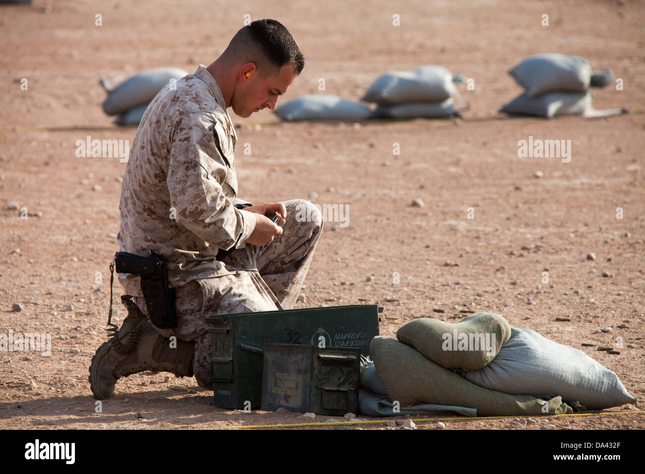 U.S. Marine Corps Sgt. Phillip Noble with Regimental Combat Team 7 ...