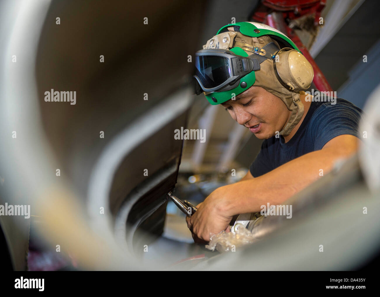 Aviation machinists mate aircrew 3rd class alex cuna hi-res stock ...