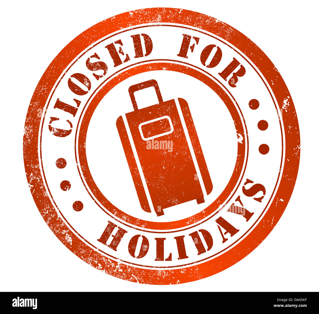 closed for holidays grunge stamp, in british english language Stock ...