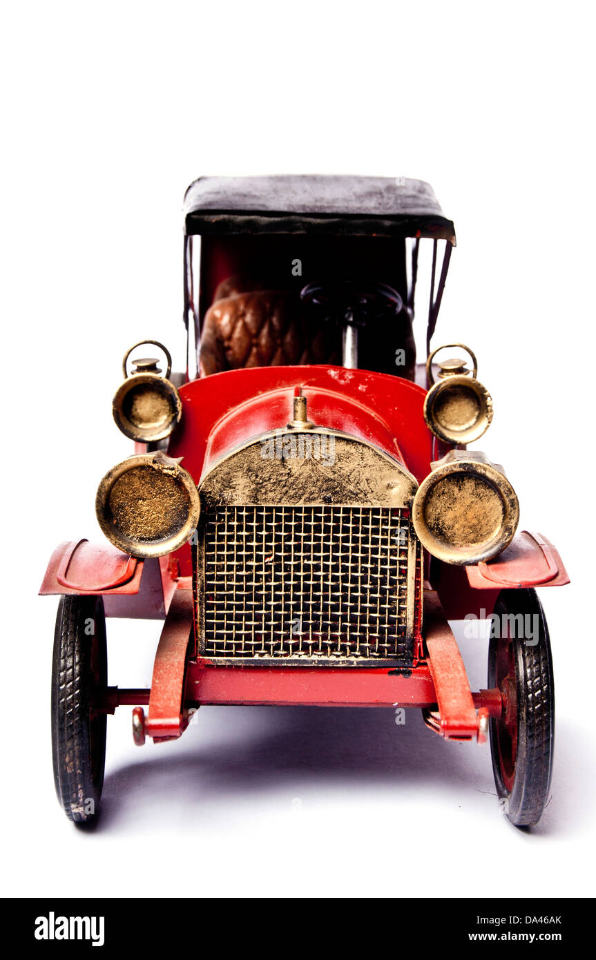 Antique toy car Cut Out Stock Images & Pictures - Alamy