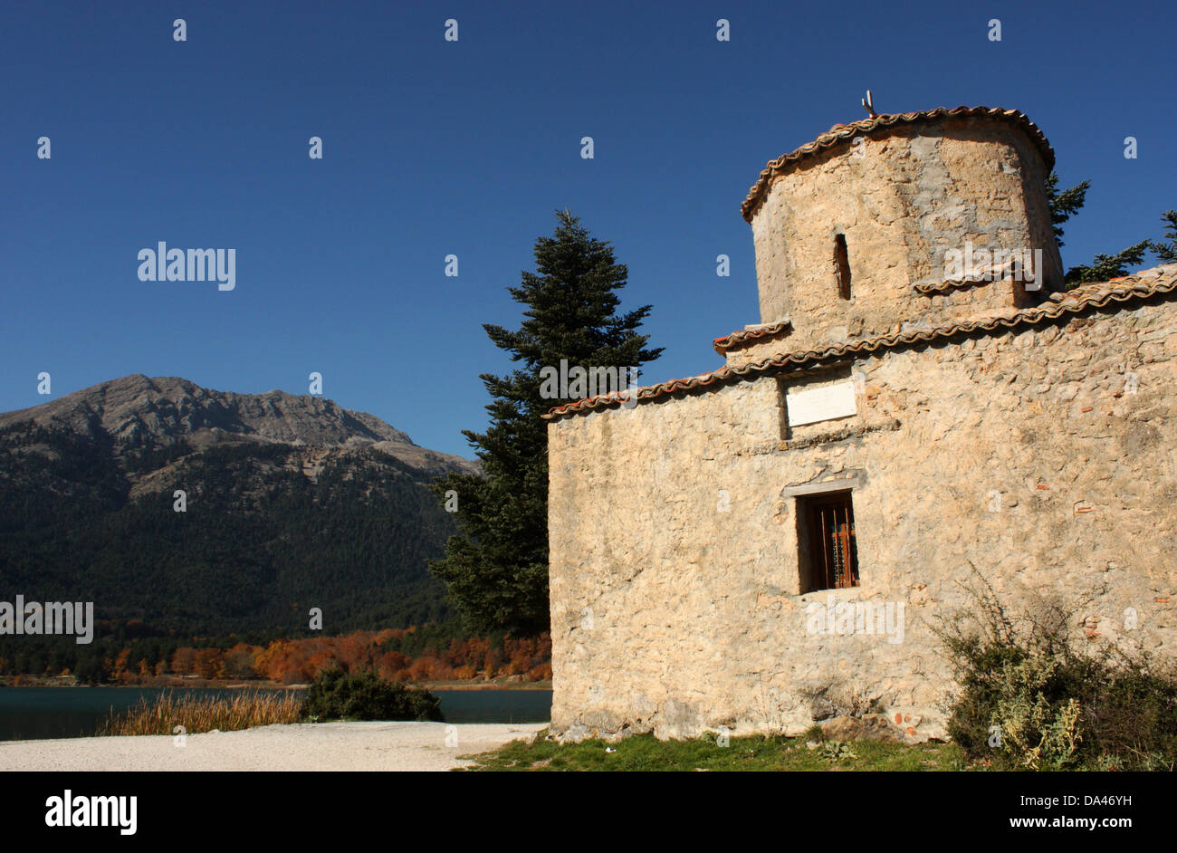 Agios Fanourios Church, Doxa Lake, Feneos, Oreini Corinthia ...