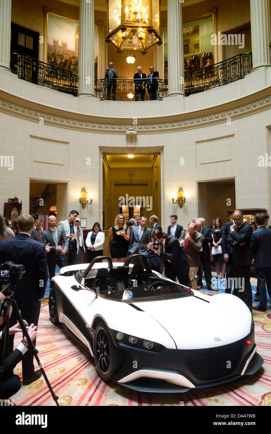 London, UK. 03rd July, 2013. 2013 VUHL 05 track day car designed and ...