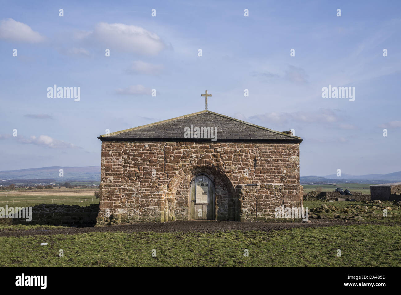Chapterhouse on site of former abbey, Cockersand Abbey, near Cockerham ...