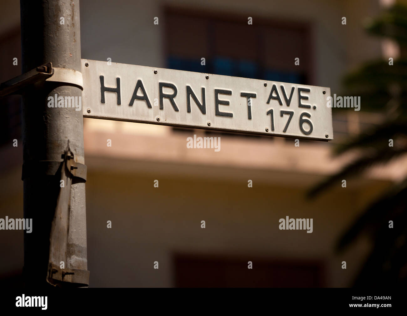 Harnet Avenue Sign, Asmara, Eritrea Stock Photo - Alamy
