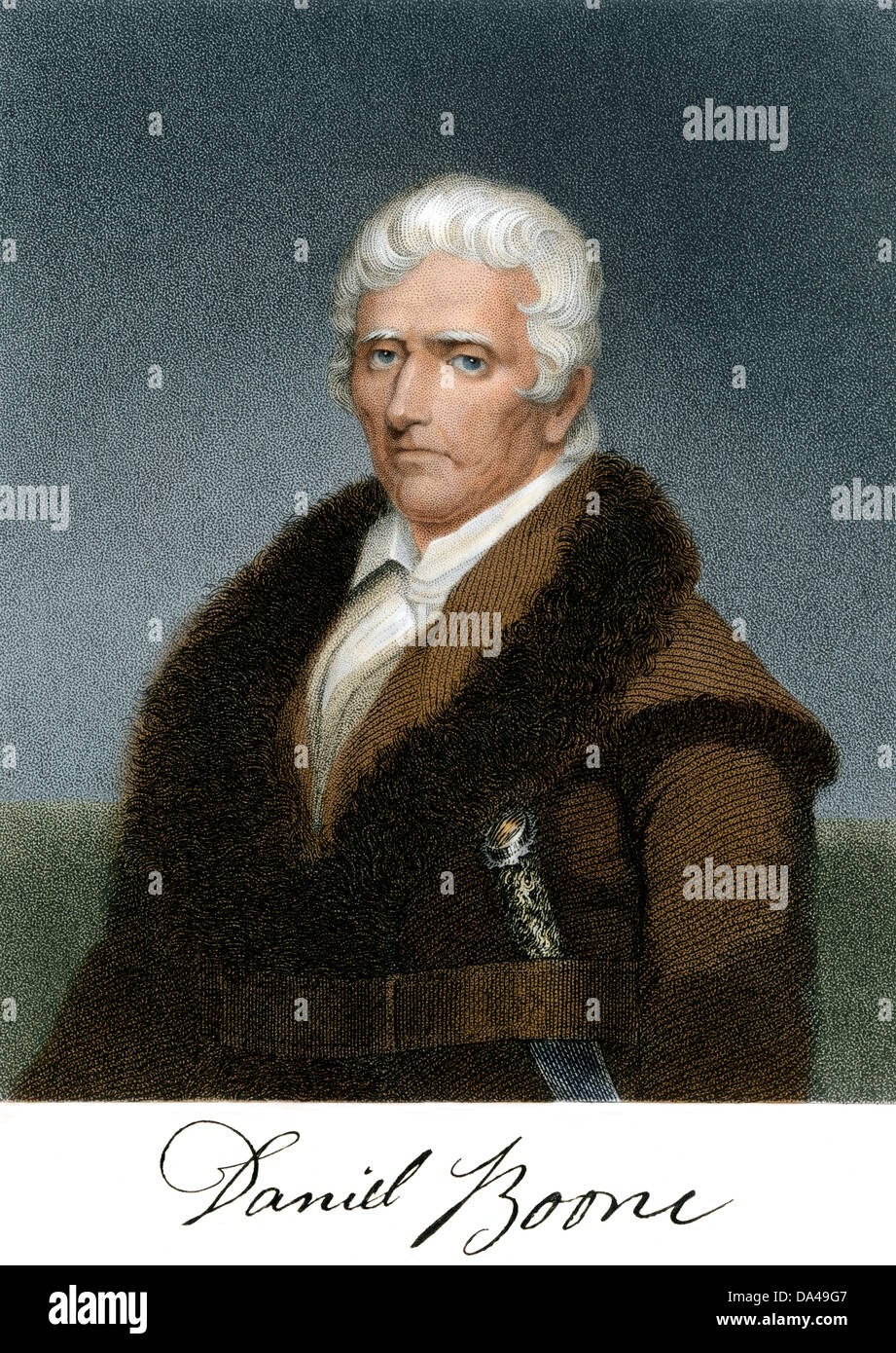 Daniel boone hi-res stock photography and images - Alamy