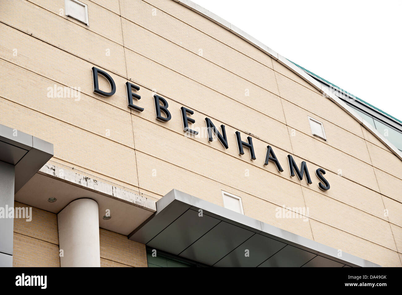 debenhams retail shop sign bullring birmingham Stock Photo - Alamy