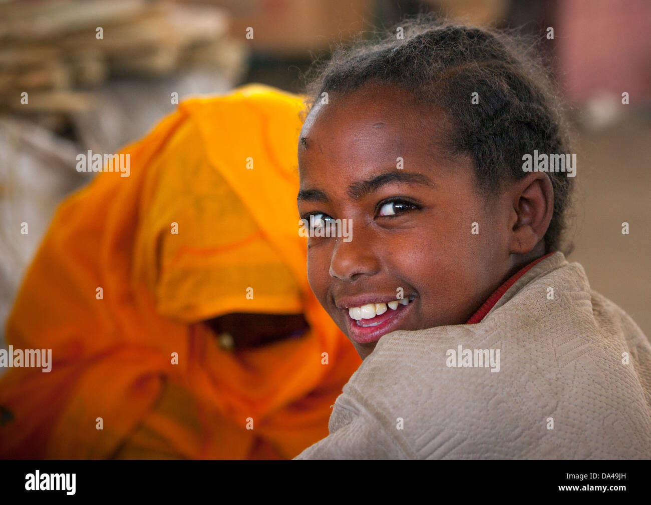 Smiling Eritrean Girl, Adi Keyh, Eritrea Stock Photo - Alamy