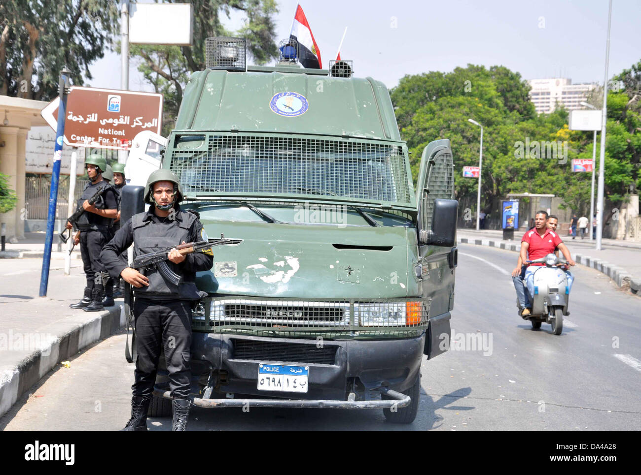 Cairo, Cairo, Egypt. 3rd July, 2013. Egyptian police special forces ...