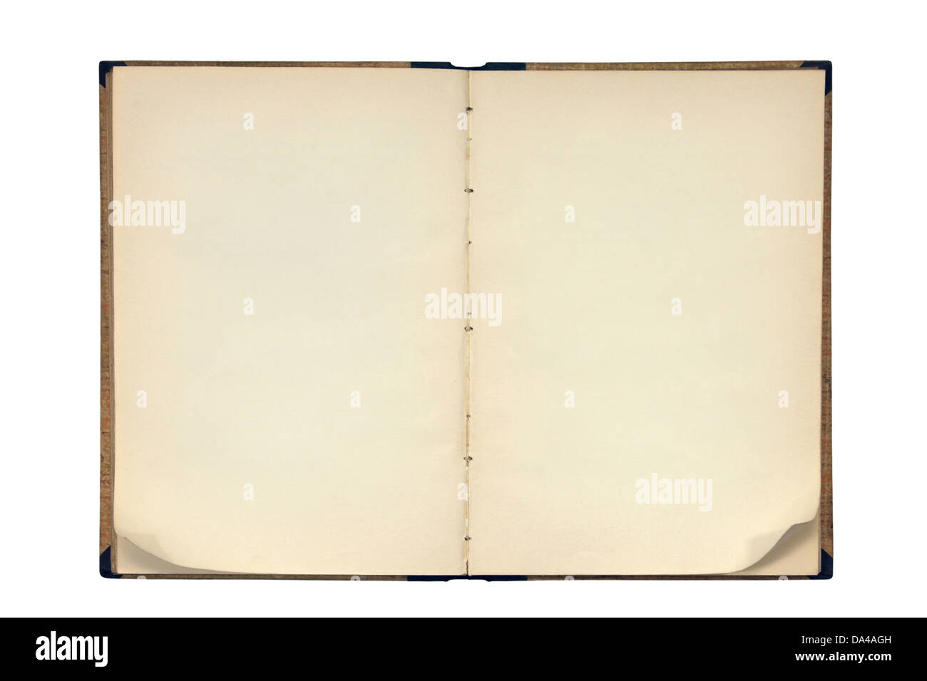 Old Book Opened On An Empty Page High Resolution Stock Photography and ...