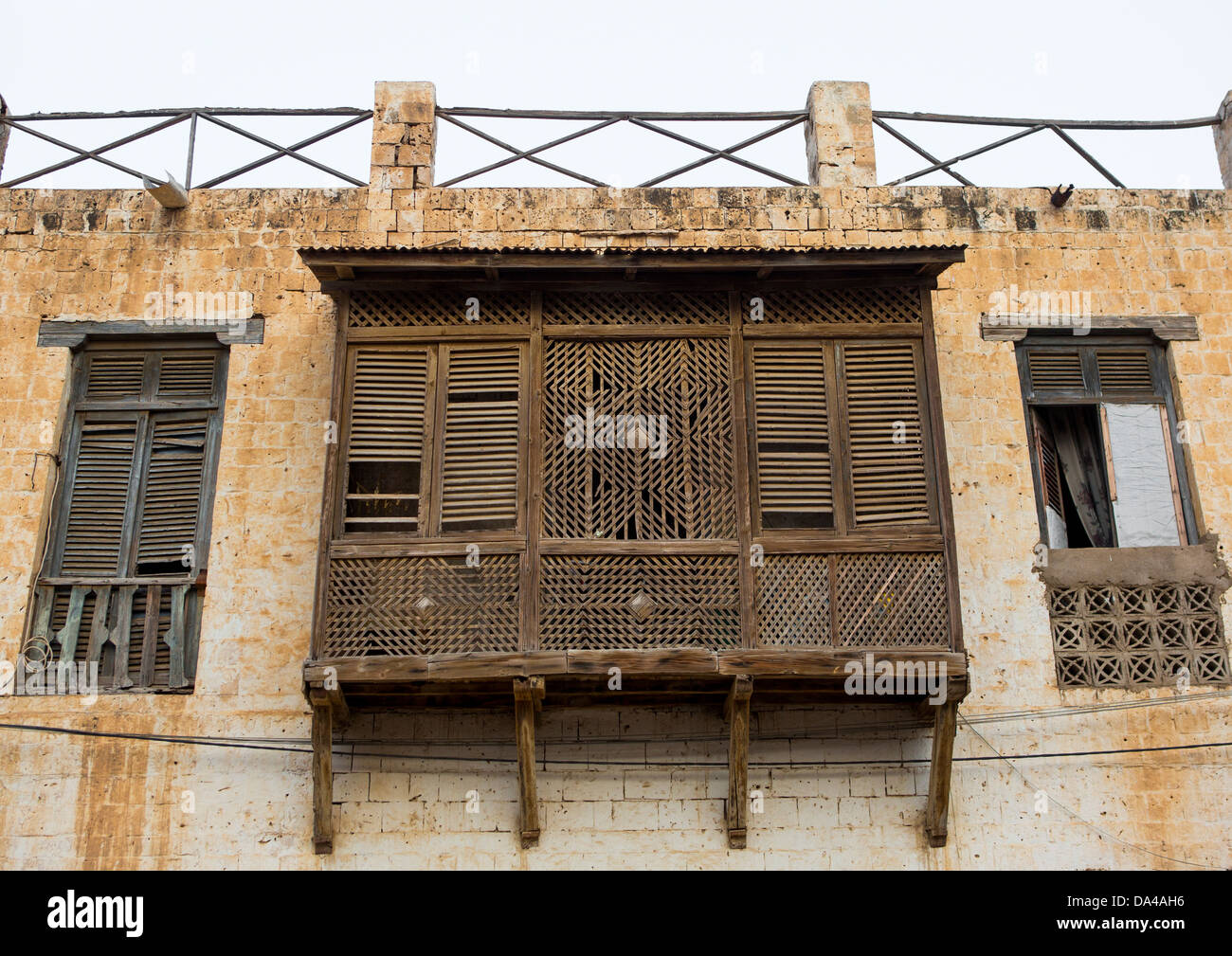 Ottoman Moucharabieh, Massawa, Eritrea Stock Photo - Alamy