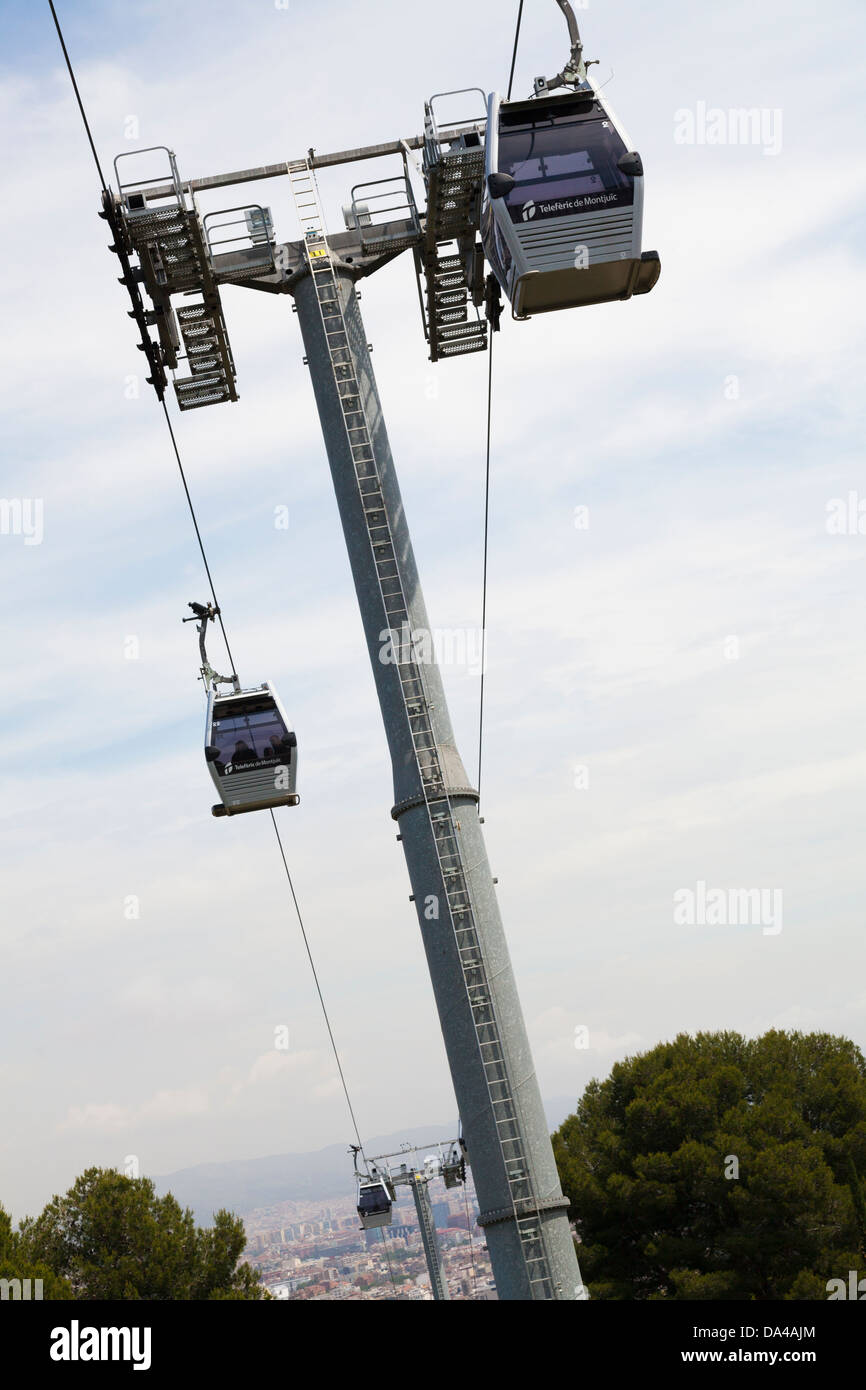 cable car tower against sky Stock Photo - Alamy