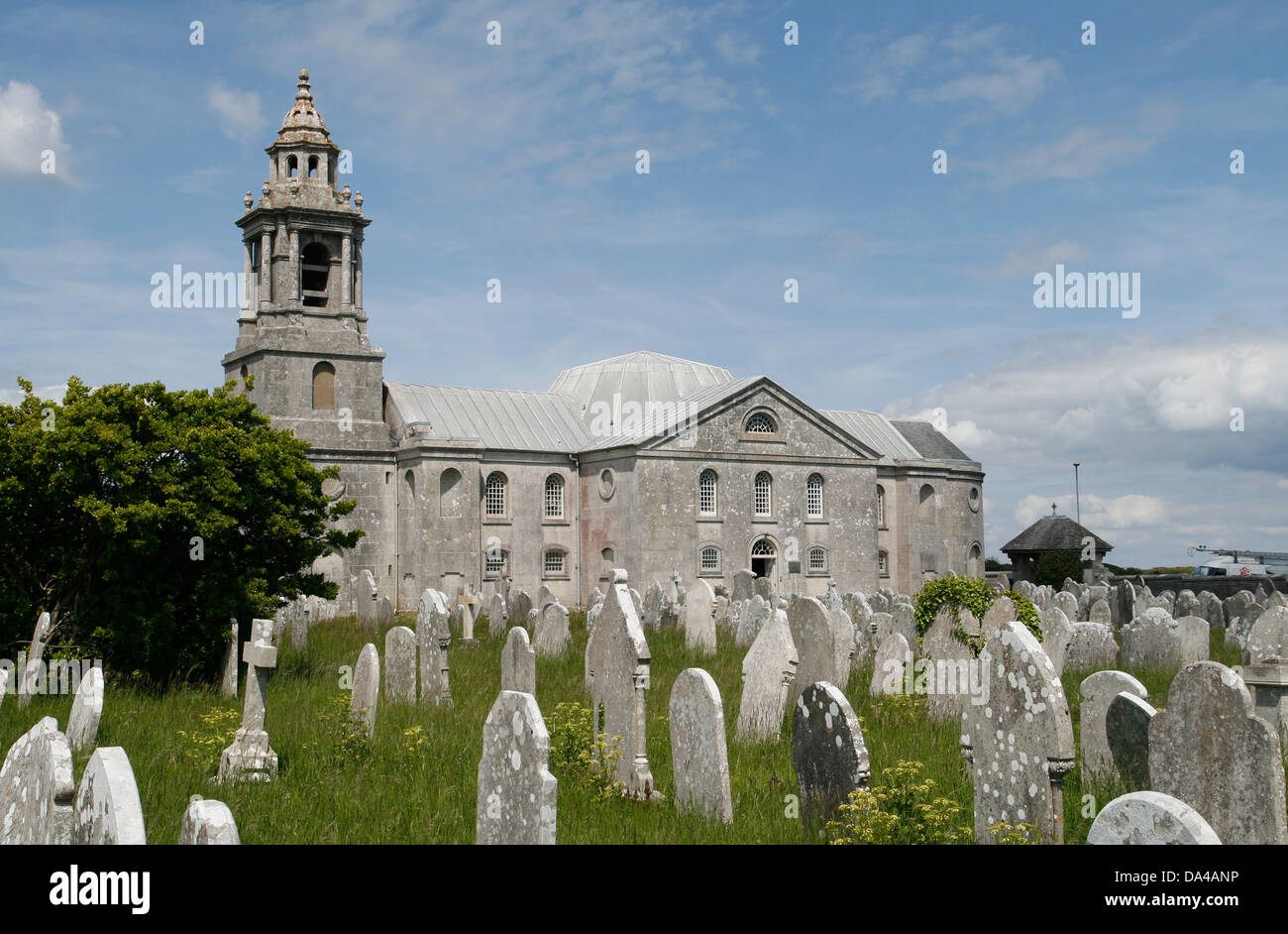 Portland stone St Georges Church Reforne Isle of Portland Dorset ...