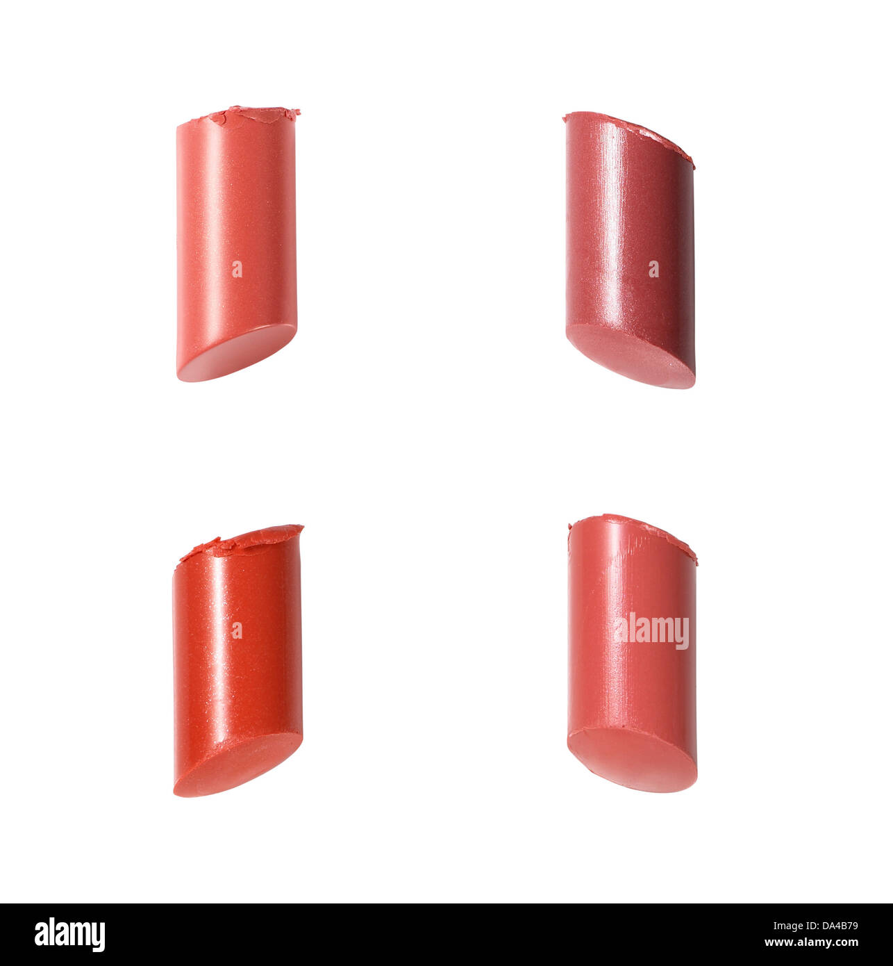 red lipstick chop cut out onto a white background Stock Photo - Alamy