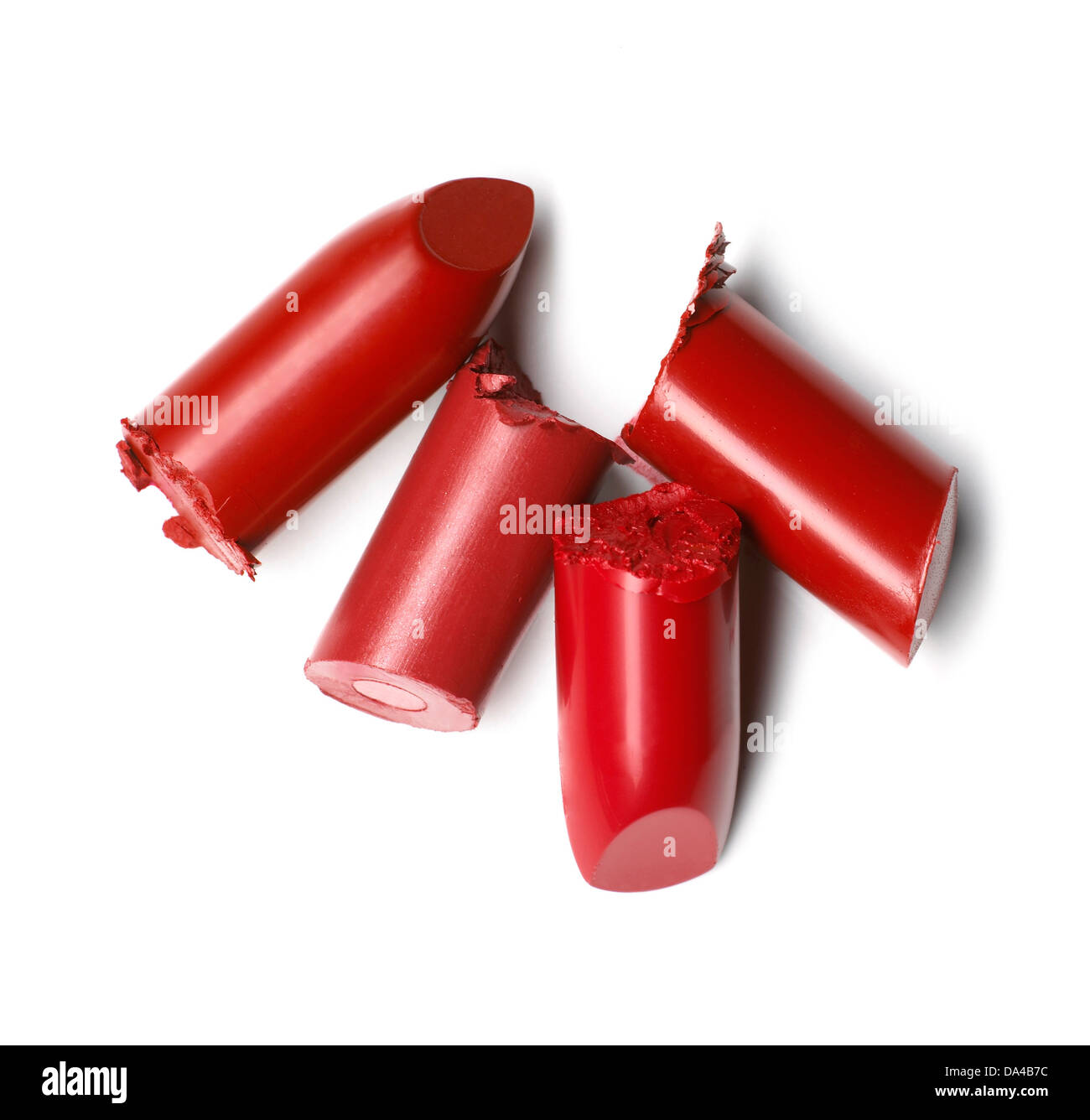 red lipstick chop cut out onto a white background Stock Photo - Alamy