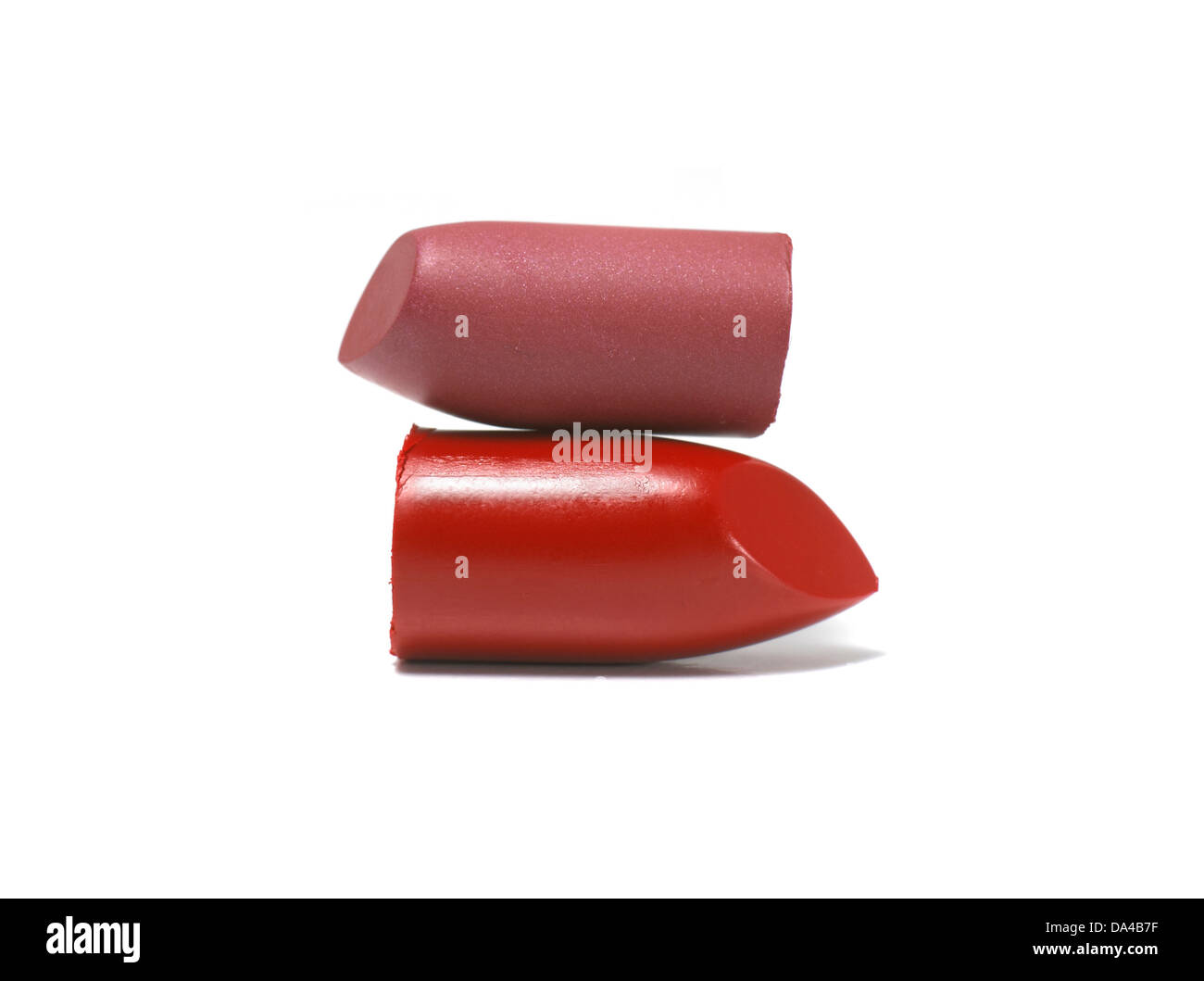 red lipstick chop cut out onto a white background Stock Photo - Alamy