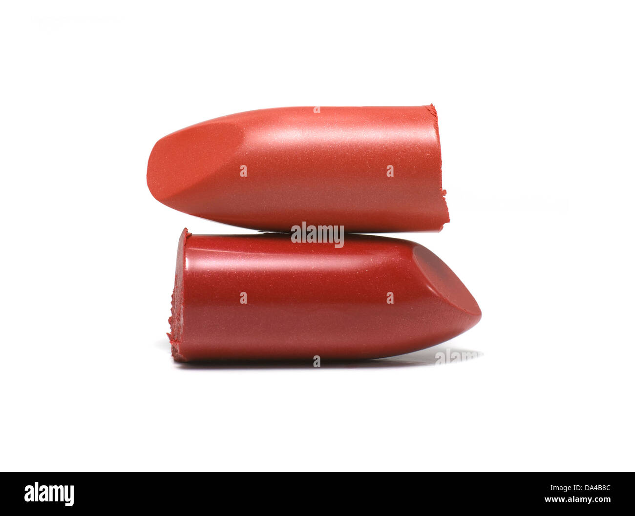 red lipstick chop cut out onto a white background Stock Photo - Alamy