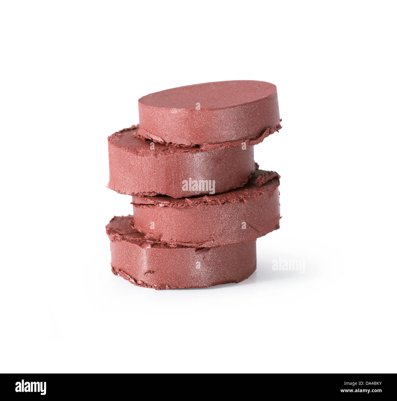 pink lipstick chop cut out onto a white background Stock Photo - Alamy