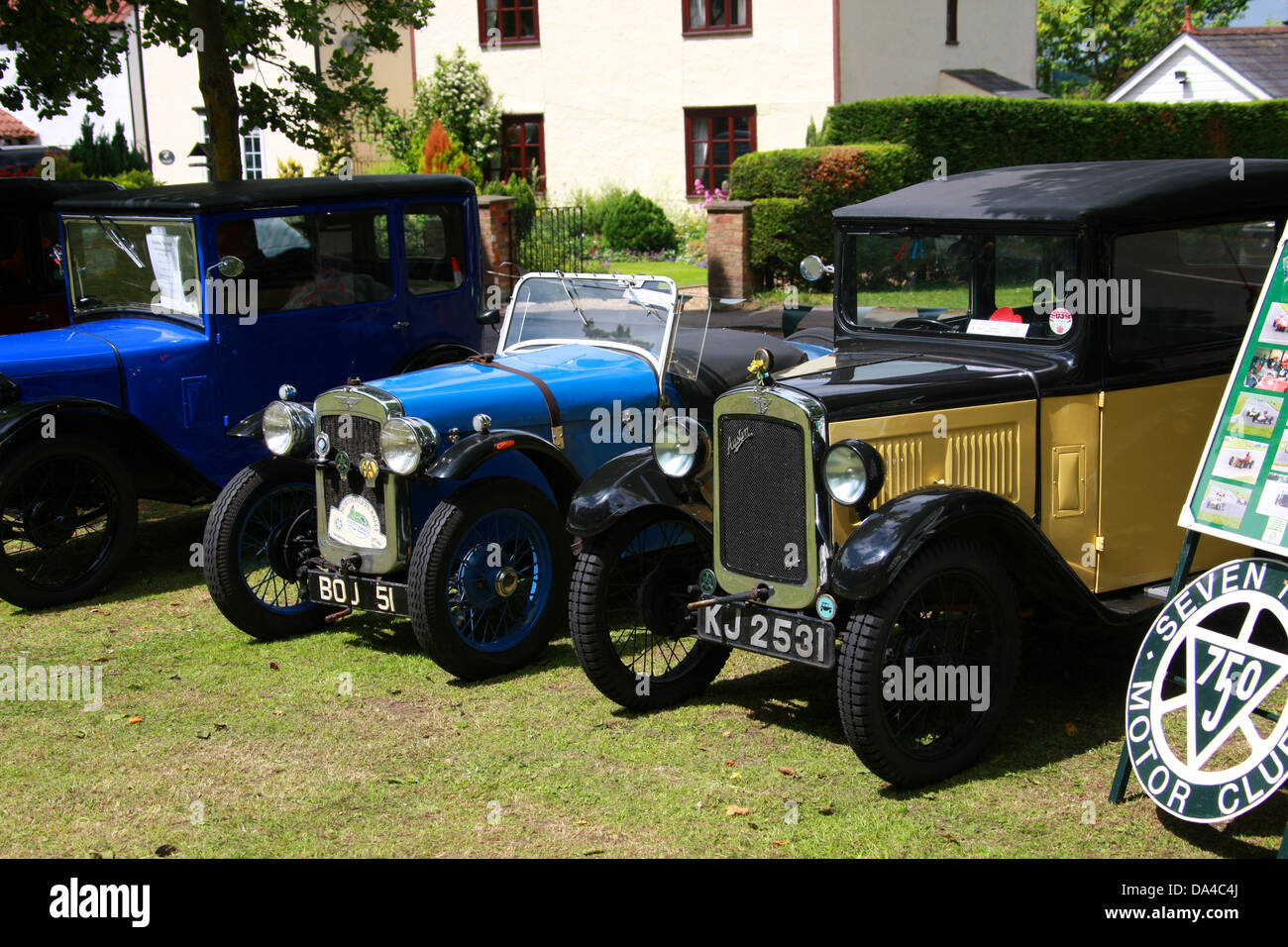 Vintage Austin Cars, Vintage Car Show, North Herts Rally 2013, Cottered ...