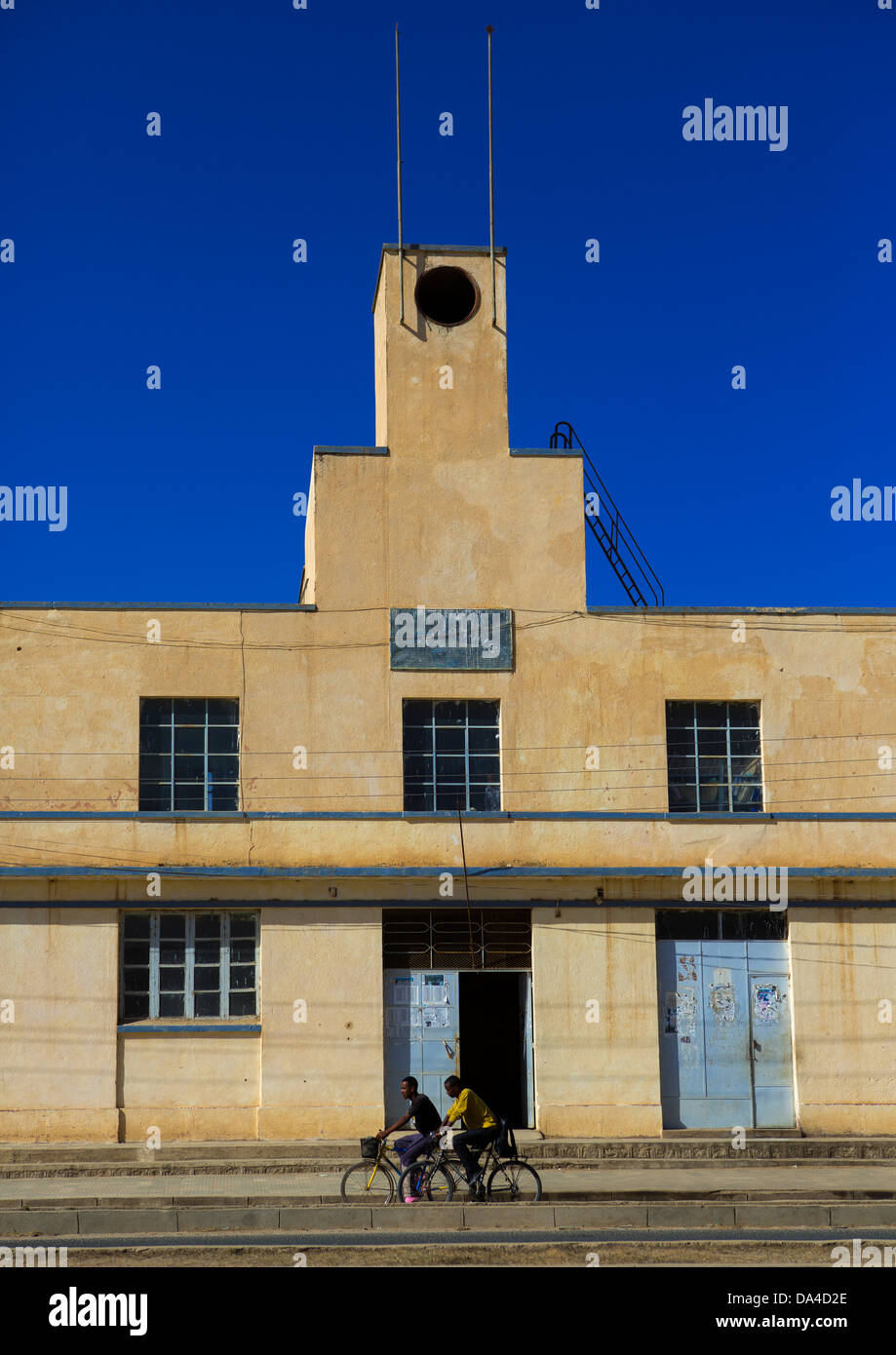 Old Colonial Italian Factory, Dekemhare, Eritrea Stock Photo - Alamy