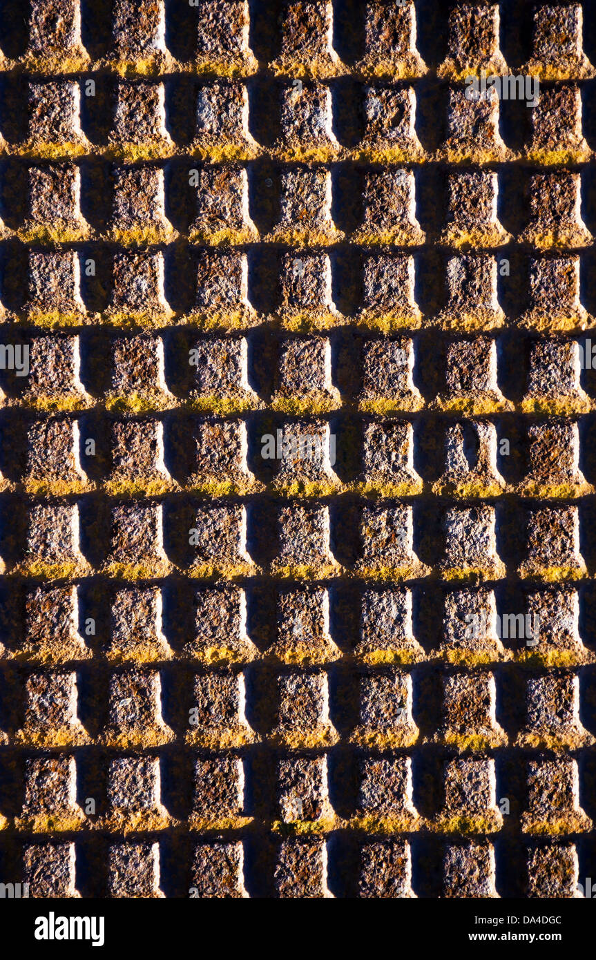 metallic textures with grid shapes Stock Photo - Alamy