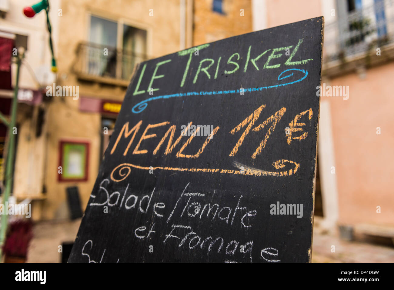 Handwritten restaurant menu board france hi-res stock photography and ...