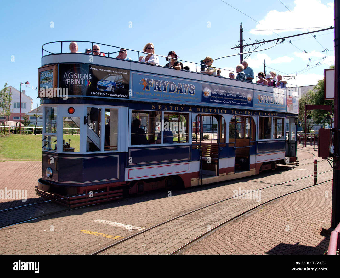 Seaton and District Electric Tramway, Devon, UK 2013 Stock Photo - Alamy