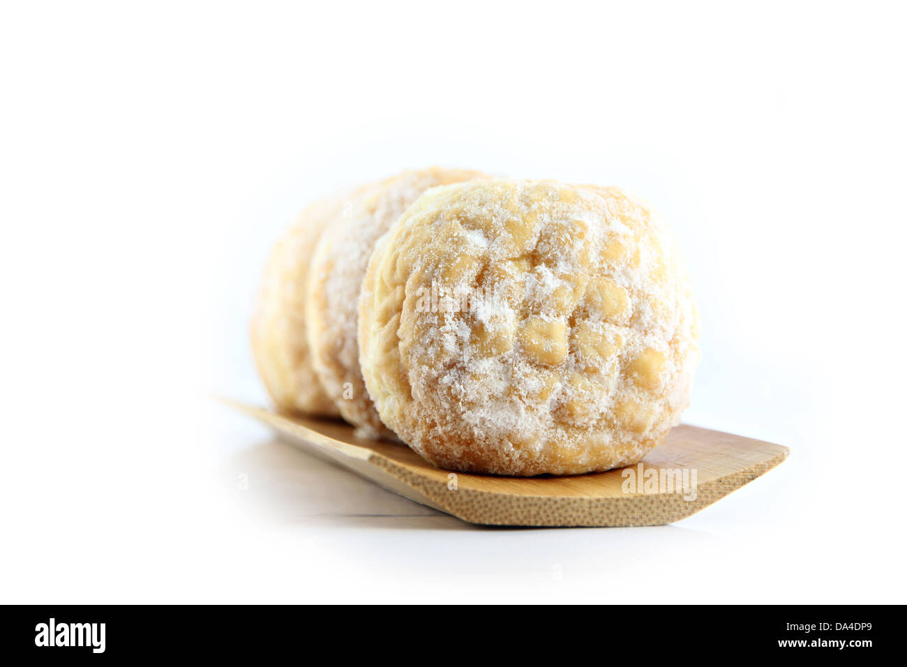 The Blueberry donuts on bamboo dish Stock Photo - Alamy