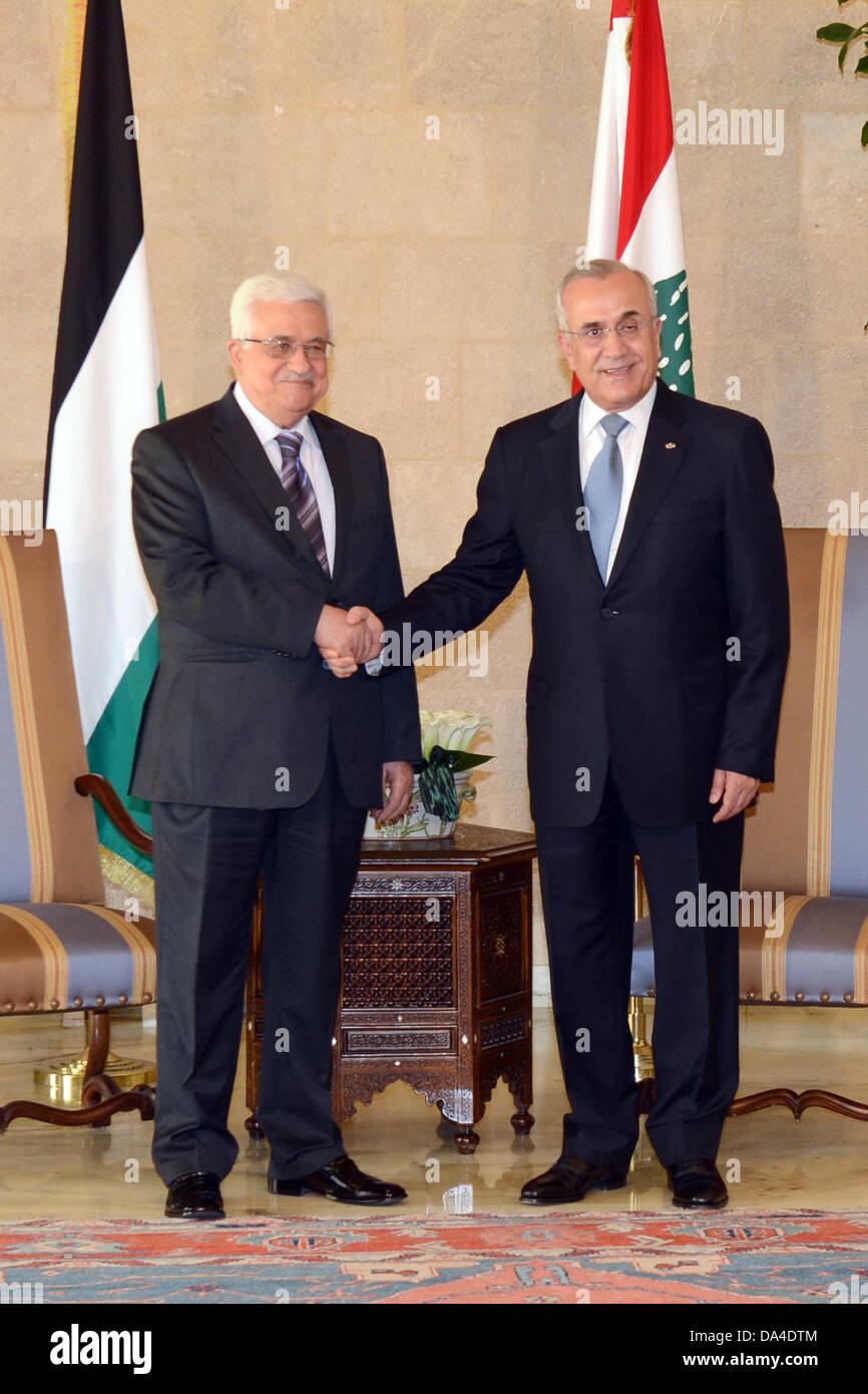 Beirut, Beirut, Lebanon. 3rd July, 2013. Lebanese President Michel ...
