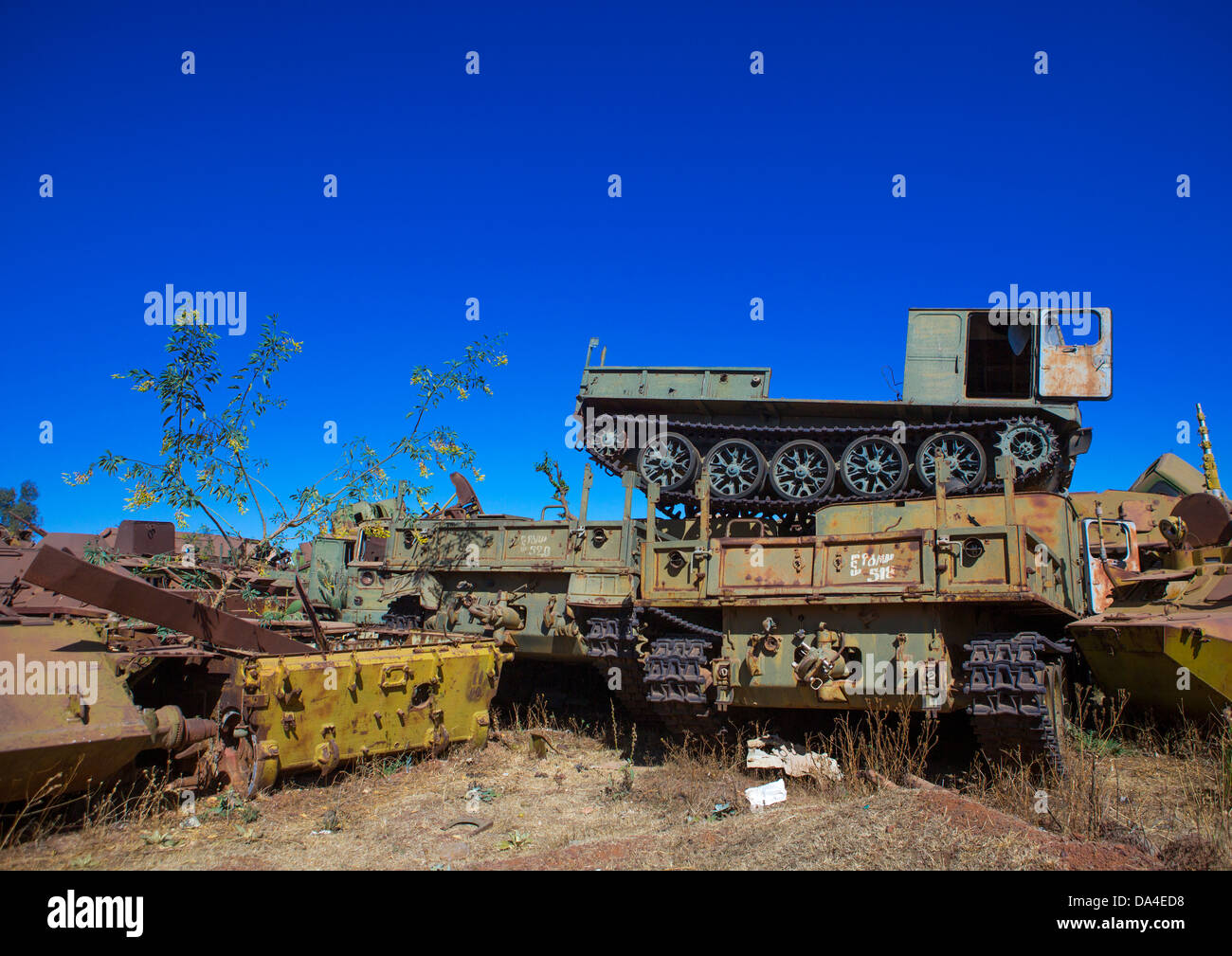 Italian tank cemetery hi-res stock photography and images - Alamy