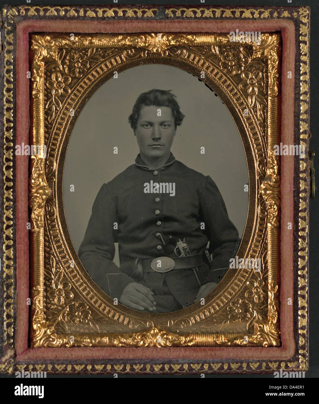 A photograph of an unidentified Union soldier during the American Civil ...