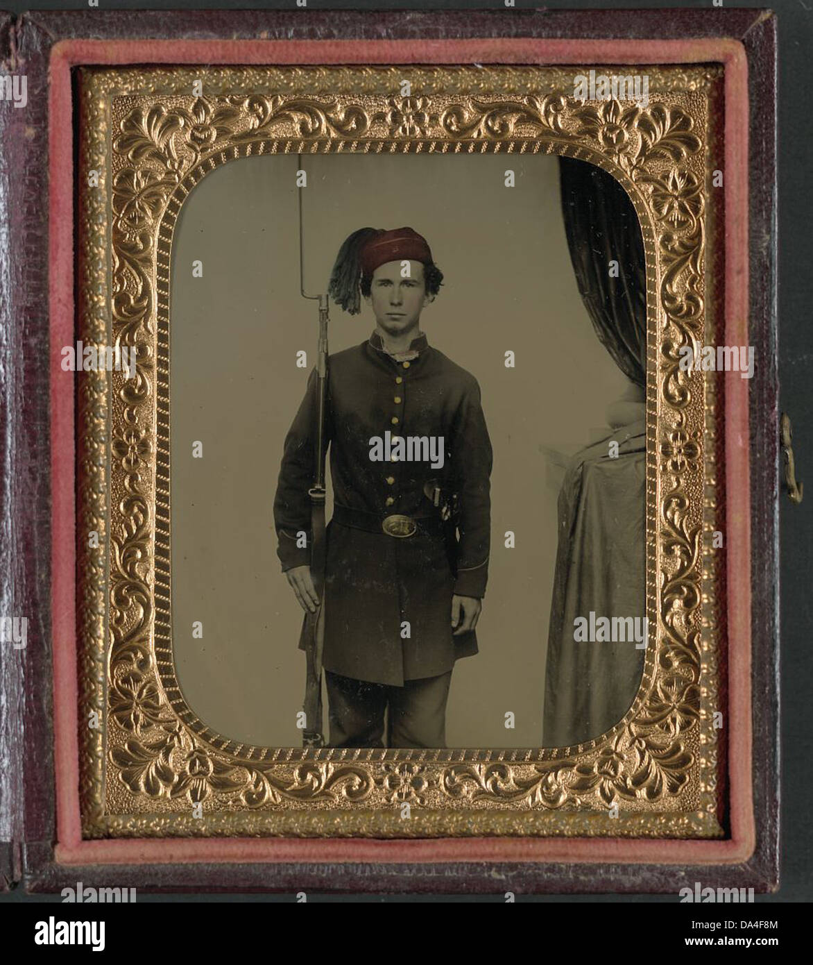 This photograph from the Library of Congress shows an unidentified ...